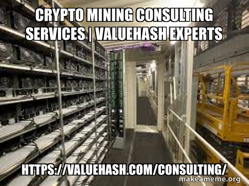 Crypto Mining Consulting Services | ValueHash Experts https://valuehash ...