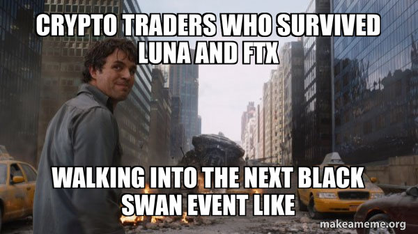 Crypto traders who survived luna and ftx Walking into the next black ...