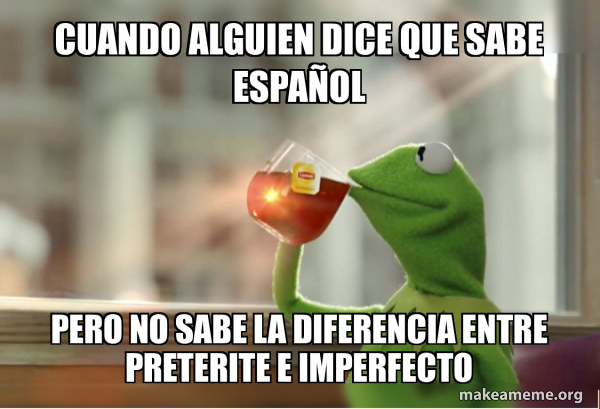 cuando alguien dice que sabe español pero no sabe la diferencia entre ...