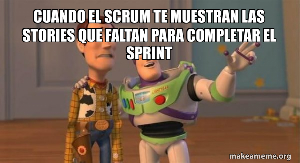 cuando el scrum te muestran las stories que faltan para completar el ...