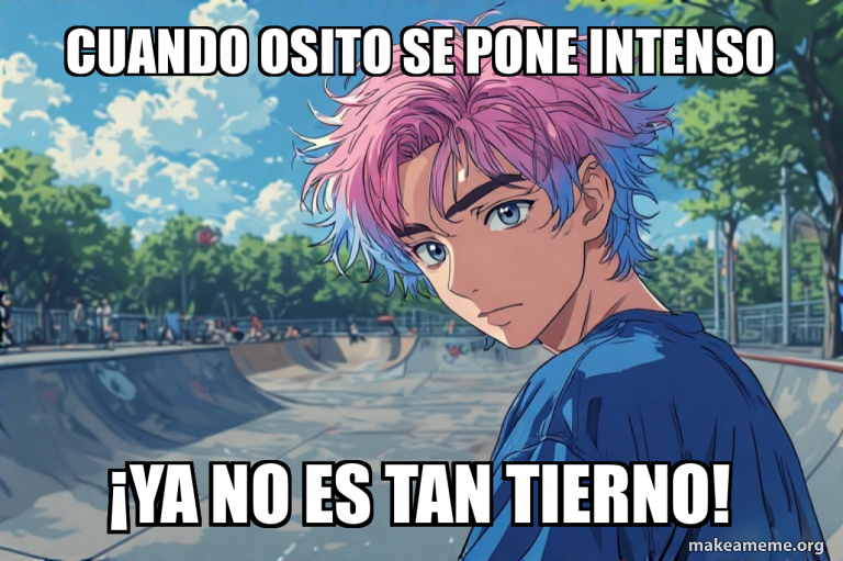 Cuando osito se pone intenso ¡Ya no es tan tierno! Meme Generator