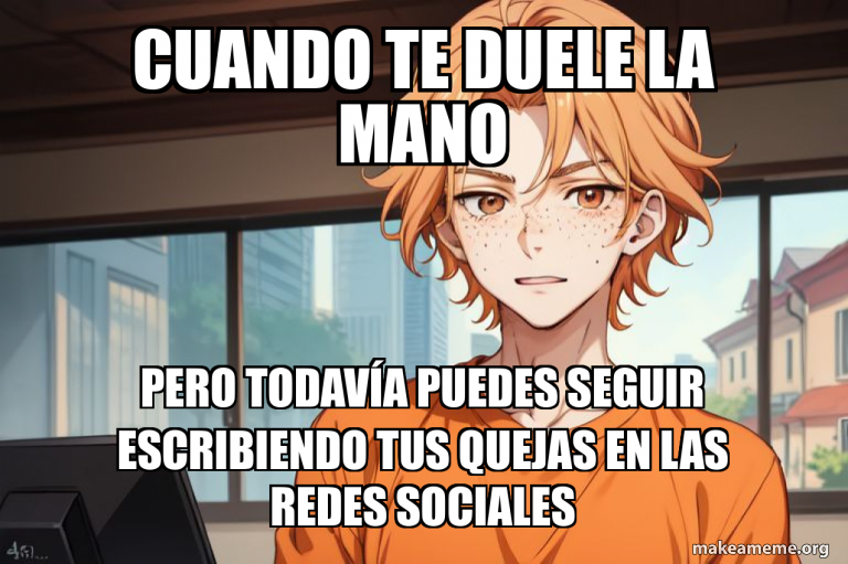 Cuando te duele la mano Pero todavía puedes seguir escribiendo tus ...
