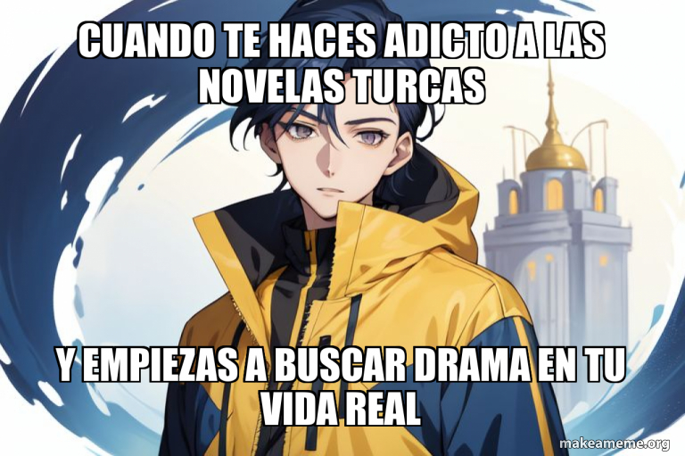 Cuando te haces adicto a las novelas turcas Y empiezas a buscar drama ...