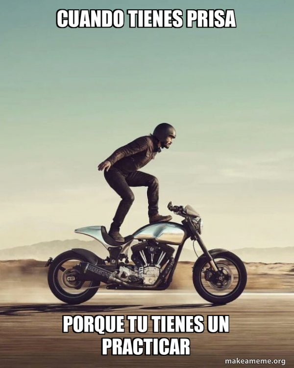 Cuando tienes prisa porque tu tienes un practicar - Keanu Reeves Stunt ...