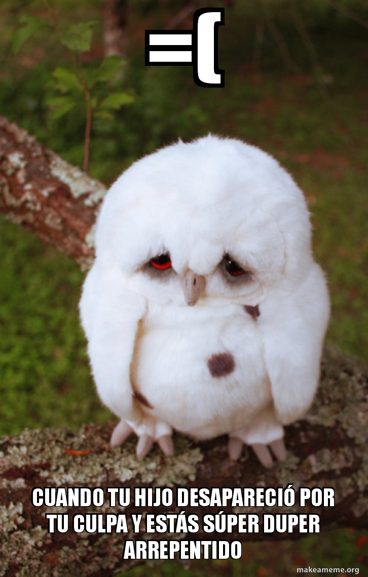 =( Cuando tu hijo desapareciÃ³ por tu culpa y estÃ¡s sÃºper duper ...
