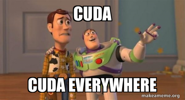 CUDA CUDA everywhere - Buzz and Woody (Toy Story) Meme Meme Generator