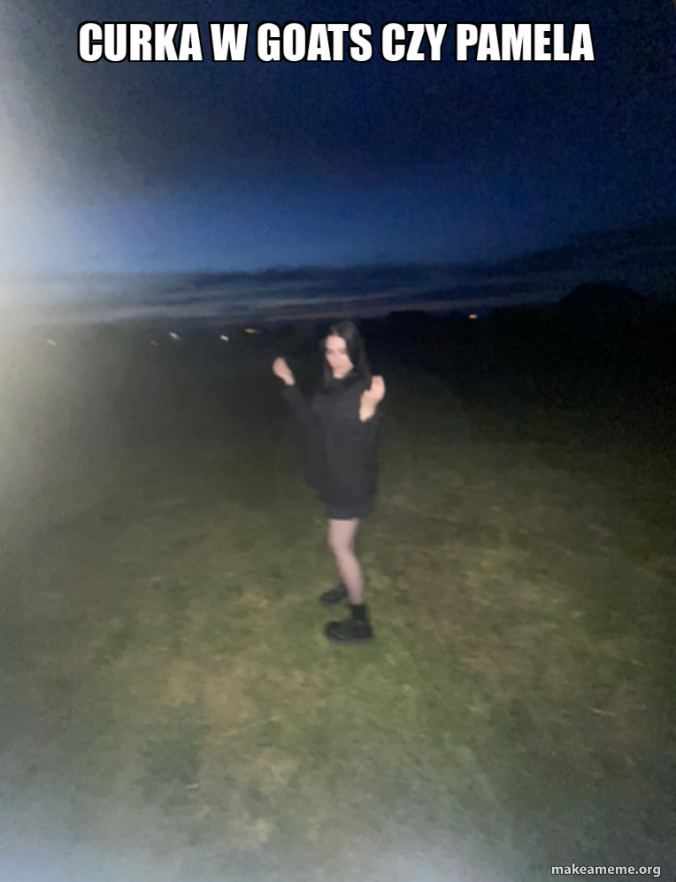 curka w goats czy pamela Meme Generator