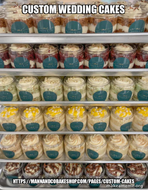 Custom Wedding Cakes https://mannandcobakeshop.com/pages/custom-cakes ...