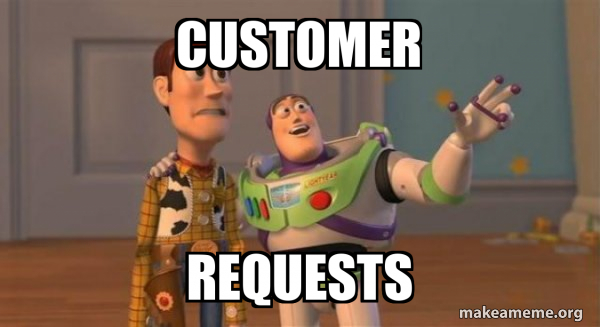 CUSTOMER REQUESTS - Buzz and Woody (Toy Story) Meme Meme Generator
