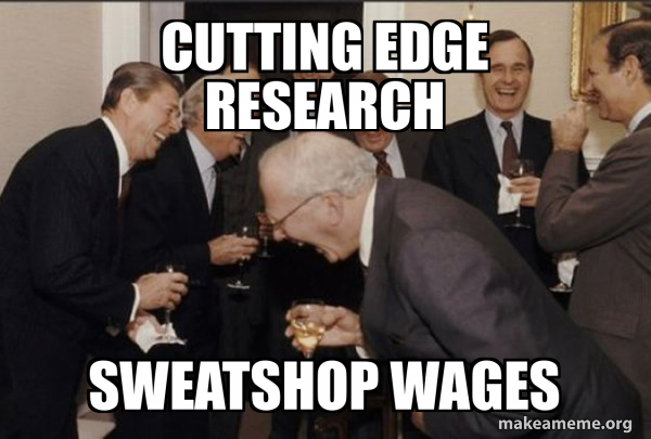 cutting edge research sweatshop wages - Laughing Men in Suits | And ...