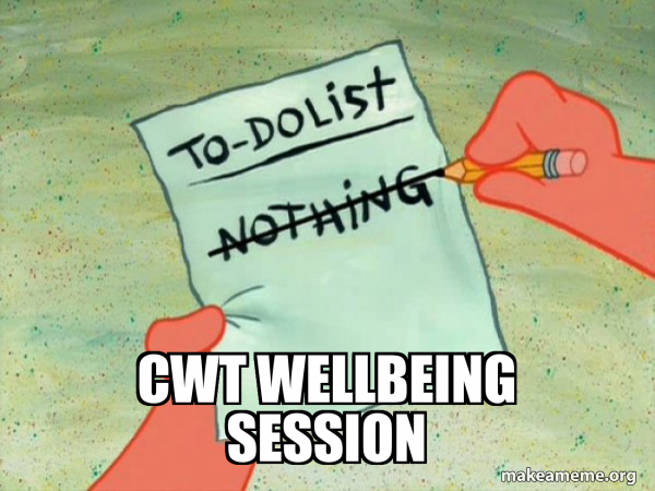 CWT Wellbeing session - TO-DO List Meme Generator