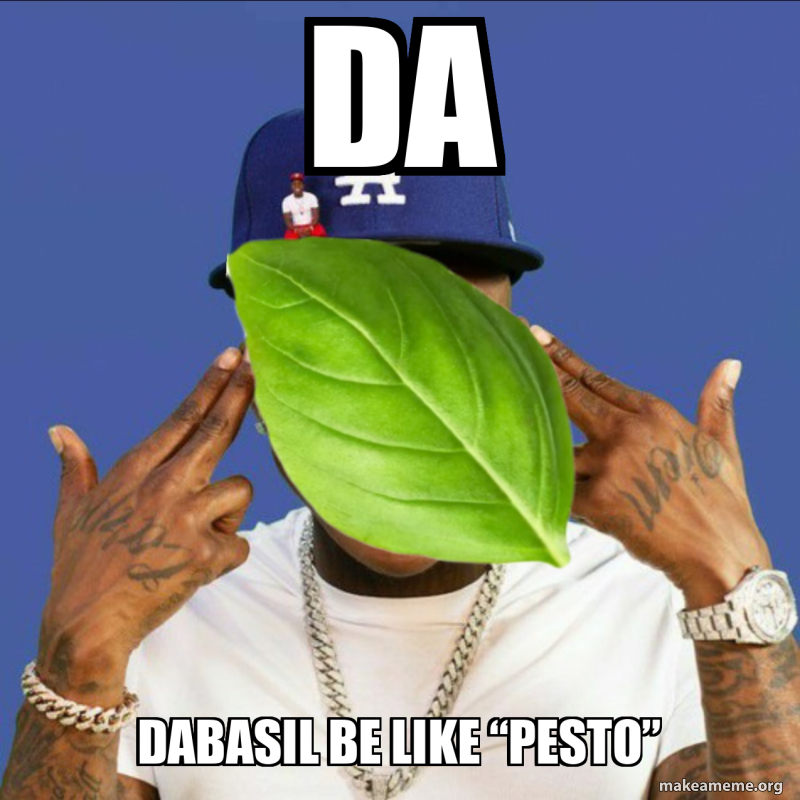 DA Dabasil be like “pesto” Meme Generator