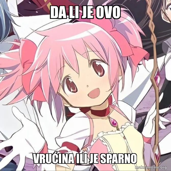 Da li je ovo Vrućina ili je sparno Meme Generator