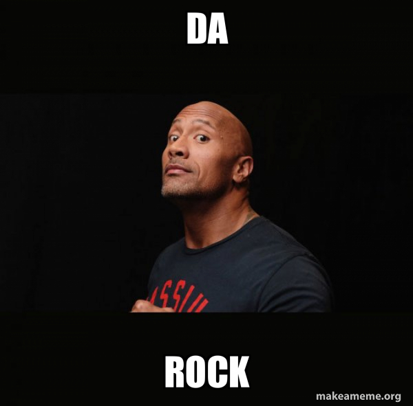 da rock - Dwayne Johnson (The Rock) Meme Generator