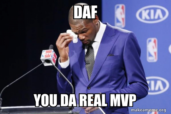 daf You Da Real MVP - Kevin Durant You Da The Real Mvp Meme Generator