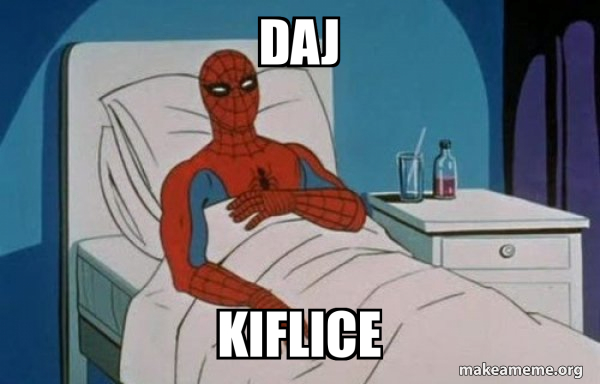 Daj Kiflice - Spiderman Cancer Meme Generator