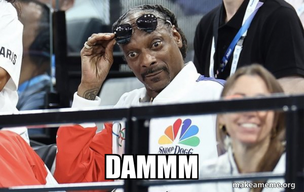 dammm - Snoop Dogg Sunglasses at Olympics Meme Generator