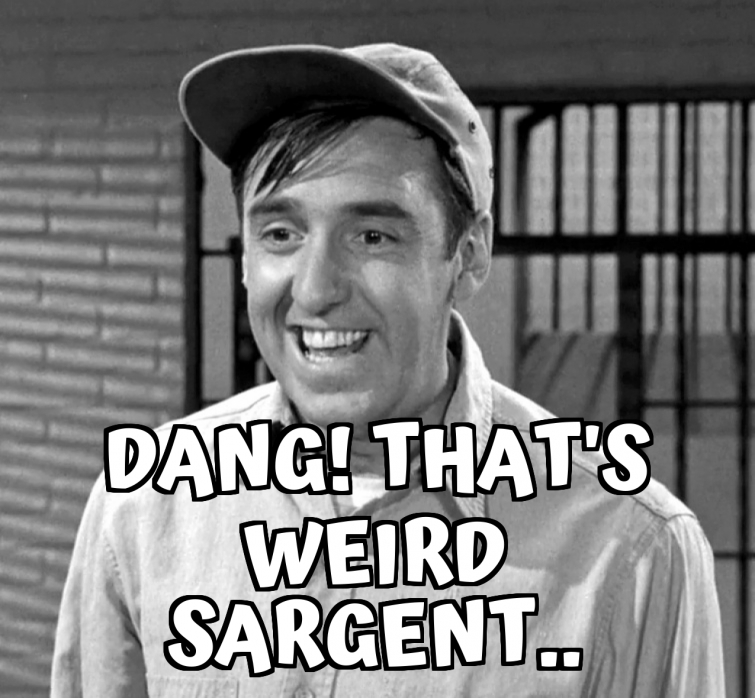 Dang! That's weird Sargent.. Meme Generator