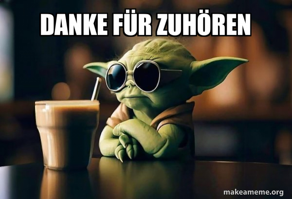 Verwunderlich Danke Furs Zuhoren