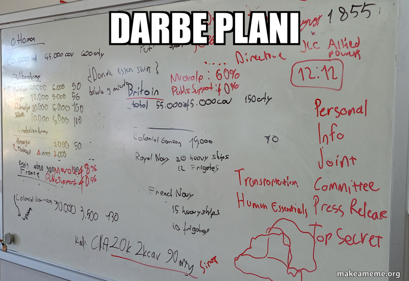 Darbe planı Meme Generator