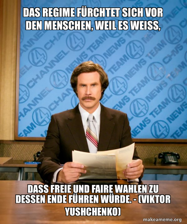 Das Regime fürchtet sich vor den Menschen, weil es weiß, dass freie und ...