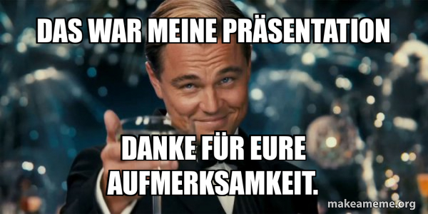 Das war meine Präsentation Danke für eure Aufmerksamkeit. - Great Gatsby Reaction - Leonardo ...
