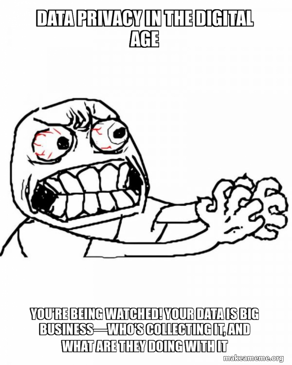 Data Privacy in the Digital Age You’re being watched! Your data is big ...