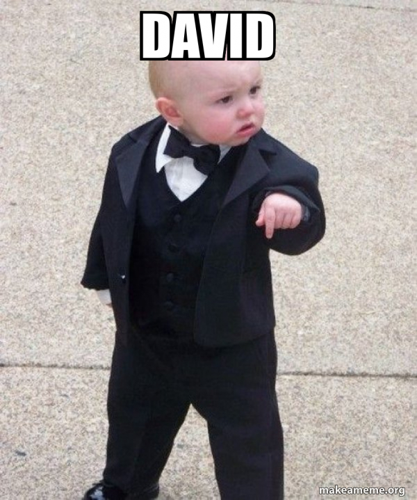 David - Godfather Baby Meme Generator