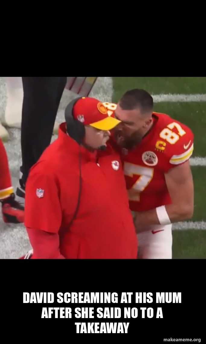 David screaming at his mum after she said no to a takeaway - Travis ...