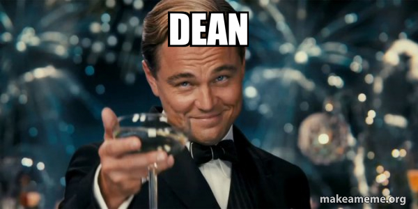 dean - Great Gatsby Reaction - Leonardo DiCaprio Toast Meme Generator