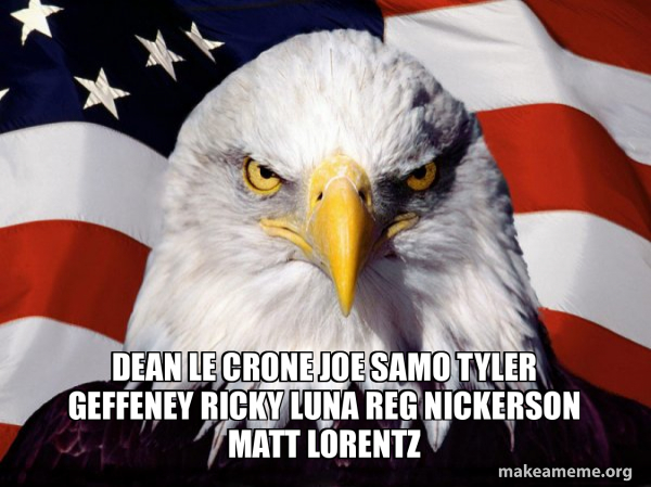 dean le crone joe samo tyler geffeney ricky luna reg nickerson matt ...