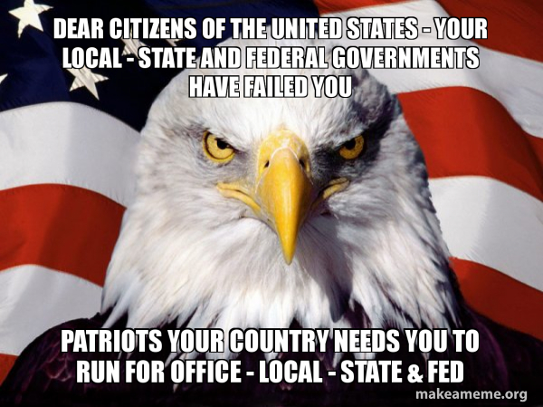 Dear Citizens of the United States - Your Local - State and Federal ...