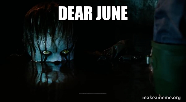 Dear June I do, I offer a complete and utter retraction. The imputation ...