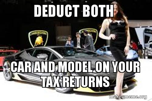 Deduct both Car and Model on your Tax Returns - IRS best tax deductions ...