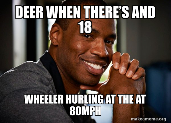 Deer when there’s and 18 Wheeler hurling at the at 80mph - Good Guy ...