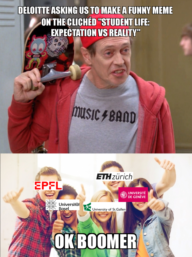Deloitte Memes Kind Of Funny Because Deloitte Is Working With My