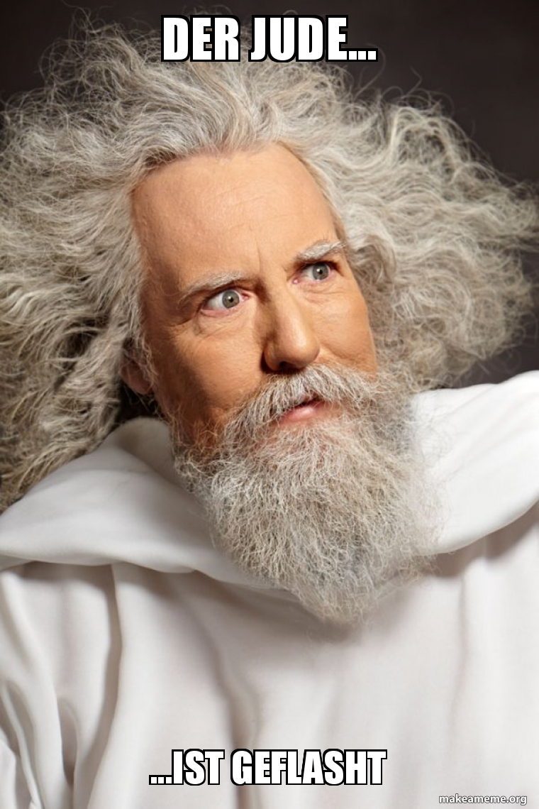 Der jude... ...ist geflasht - Tweet of God Meme Generator
