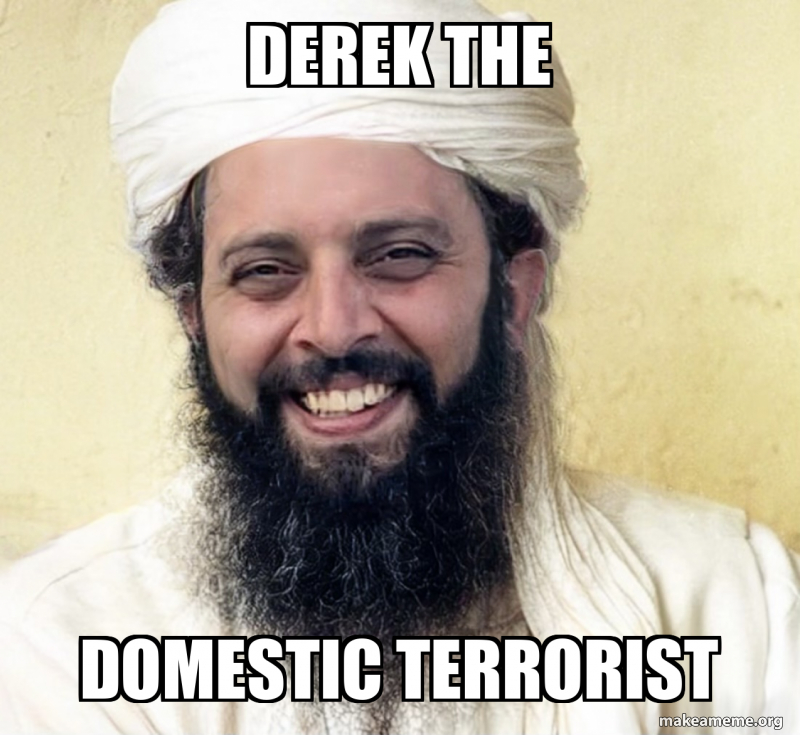 DereK the Domestic terRorist Meme Generator