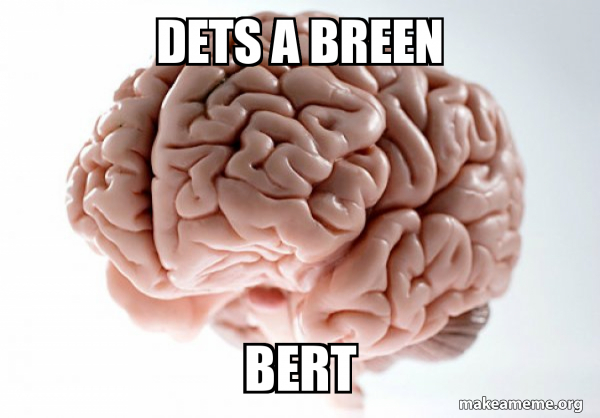 dets a breen bert - Scumbag Brain Meme Generator