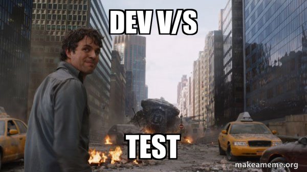 DEV V/S TEST - That's My Secret Meme Generator