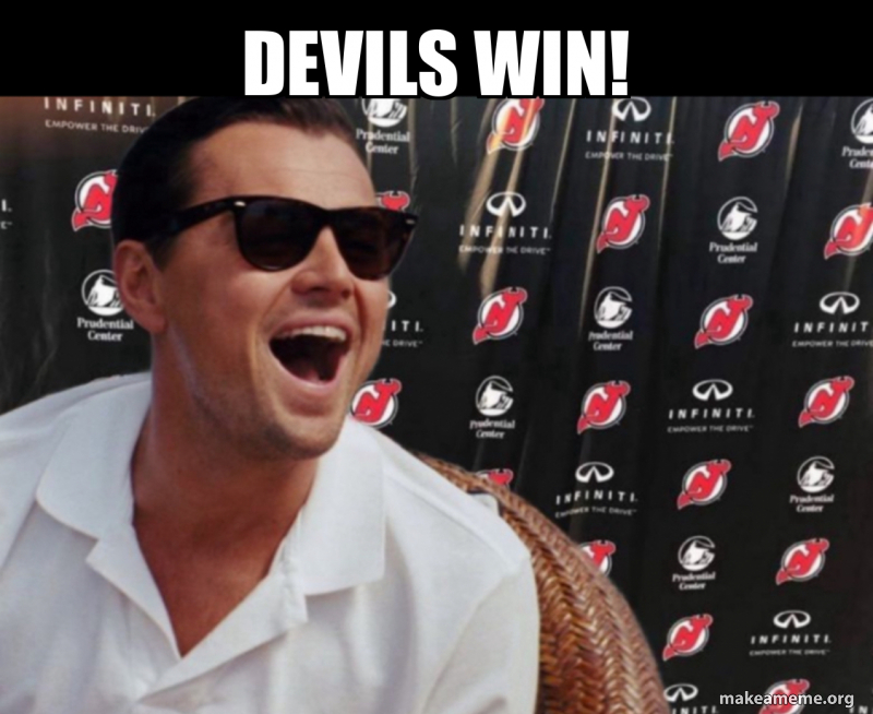 Devils win! Meme Generator