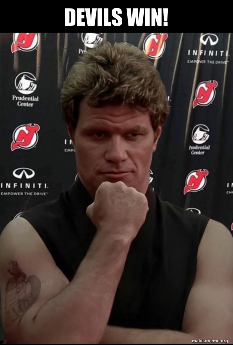 Devils win! Meme Generator