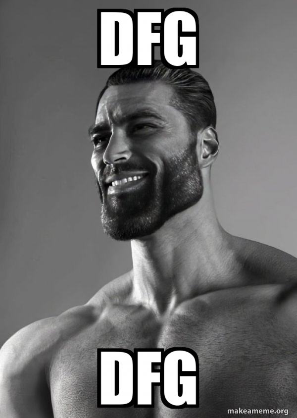 dfg dfg - Gigachad Meme Generator