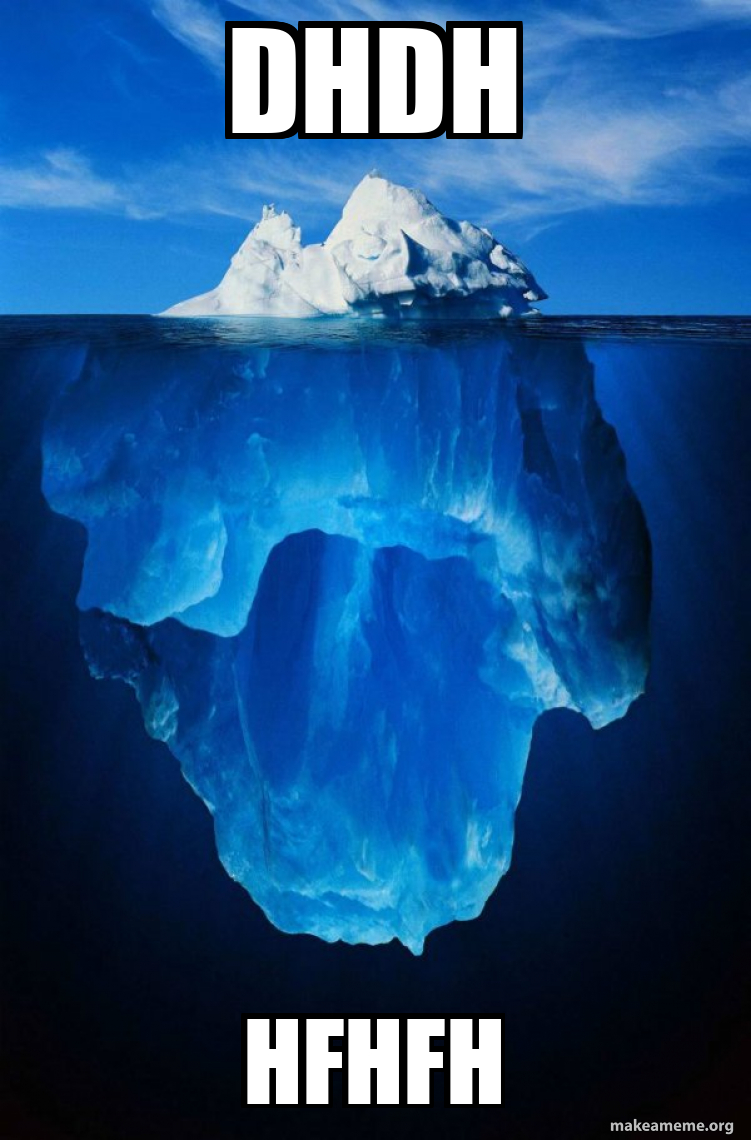 dhdh hfhfh - Iceberg Meme Generator