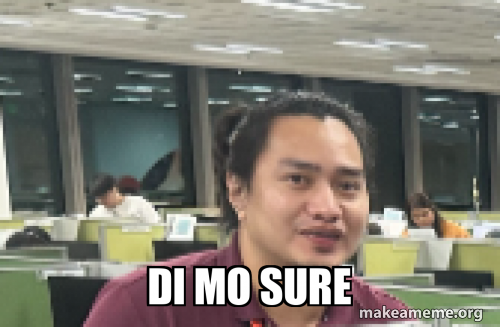 Di mo sure Meme Generator