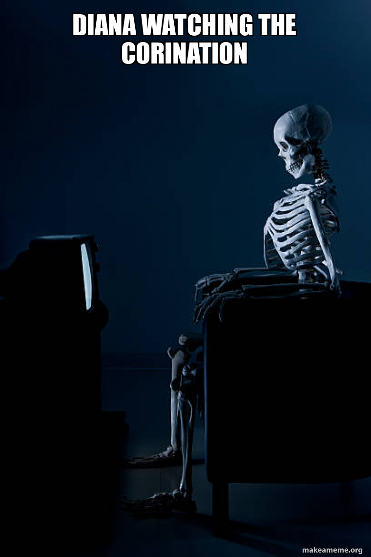 Diana watching the Corination Meme Generator