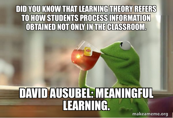 Did you know that Learning theory refers to how students process ...