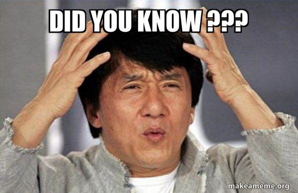 Did you know ??? - Jackie Chan Why? Meme Generator