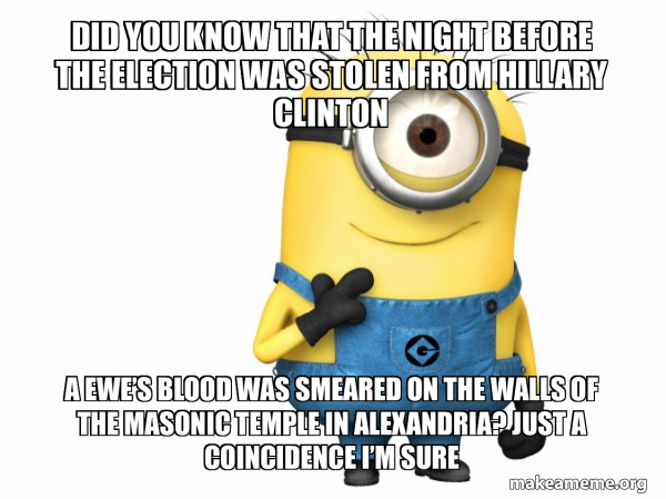 Did you know that the night before the election was stolen from hillarY ...