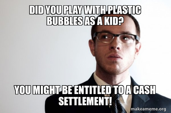 Did you play with plastic bubbles as a kid? You might be entitled to a ...